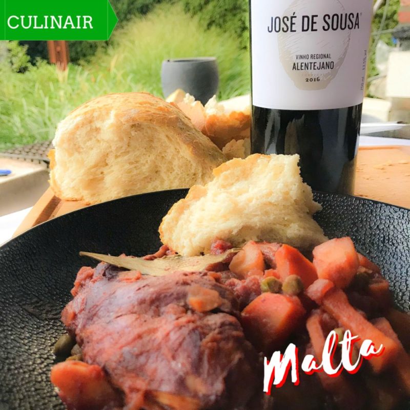 Stuffat tal-fenek (Maltese stoofschotel van konijn) - Vinissima