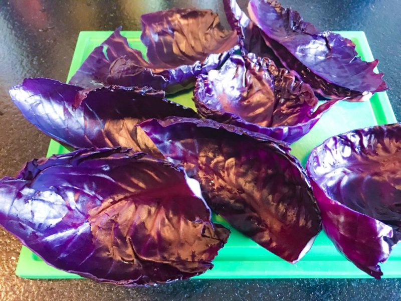 Rode kool wraps met kipfilet - Vinissima