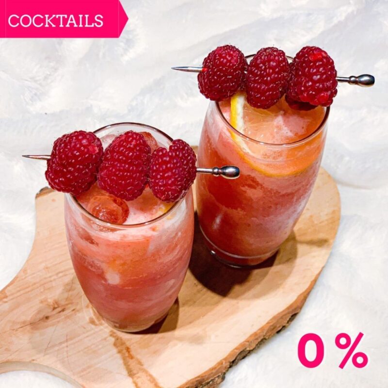Mocktail Monday: Sparkling Cranberry Raspberry - Vinissima