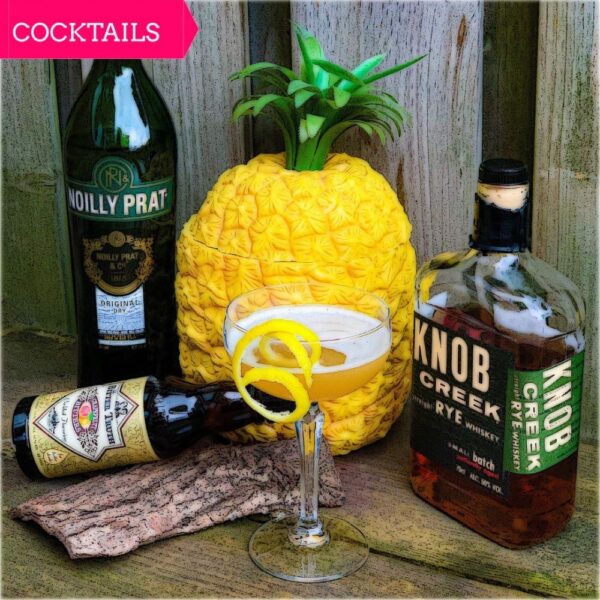 Cocktail Algonquin met rye whiskey en ananas - Vinissima