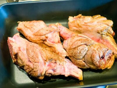 Lamsschenkel uit de oven - Vinissima