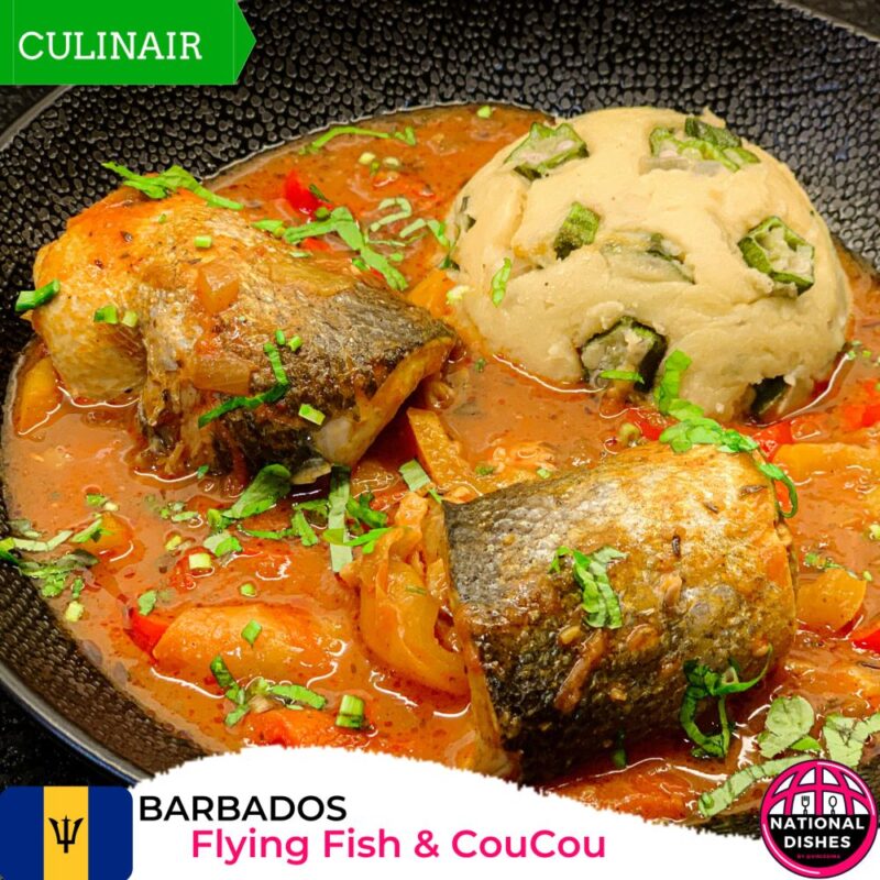 National Dishes Nr. 14/196 – BARBADOS – Flying Fish en CouCou - Vinissima