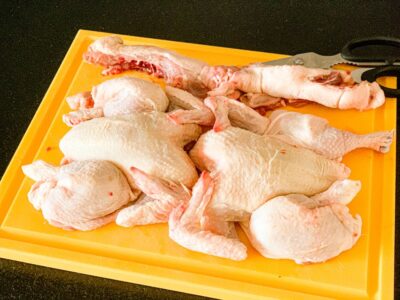 Haantje uit de oven met citroen en knoflook - Vinissima