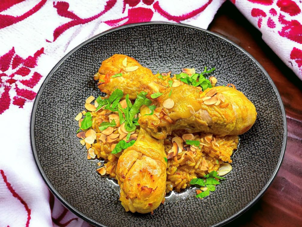 Qatari Machboos met kip - Vinissima