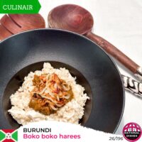 National Dishes Nr 26-196 – BURUNDI – Boko boko harees - Vinissima