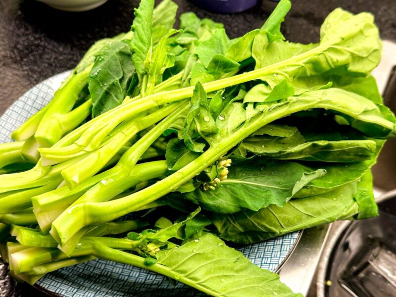Kai lan (Chinese broccoli) met oestersaus - Vinissima