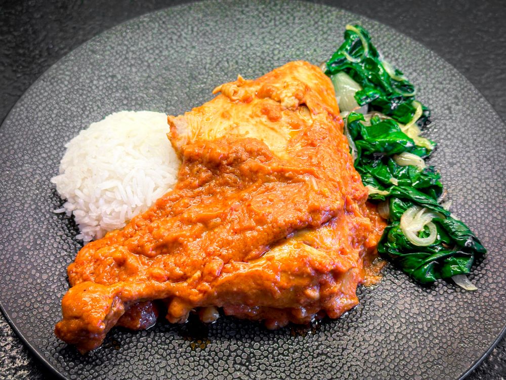 National Dishes Nr 34-196 – CONGO-BRAZZAVILLE – Poulet à la moambe ...